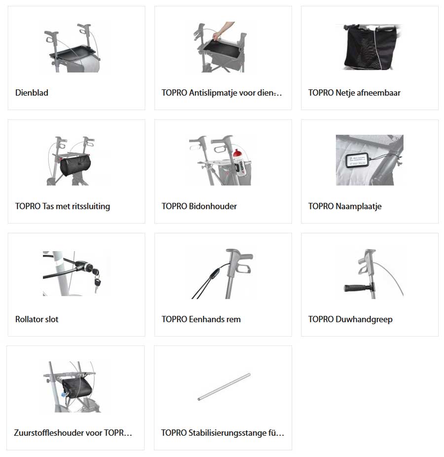 TOPRO Troja Walker2 - Rollator met Onderarmschalen